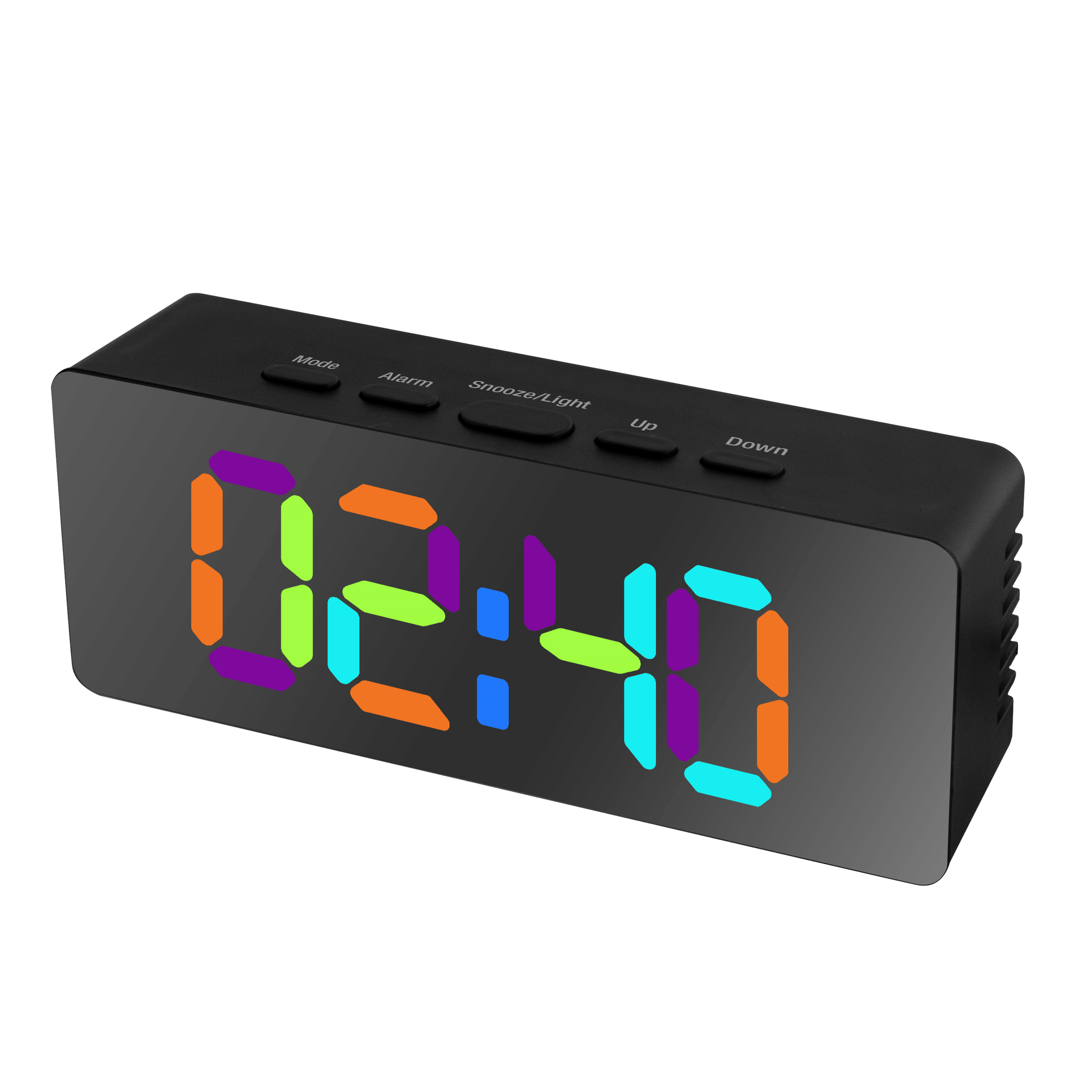 Slimline RGB Dual Alarm Clock