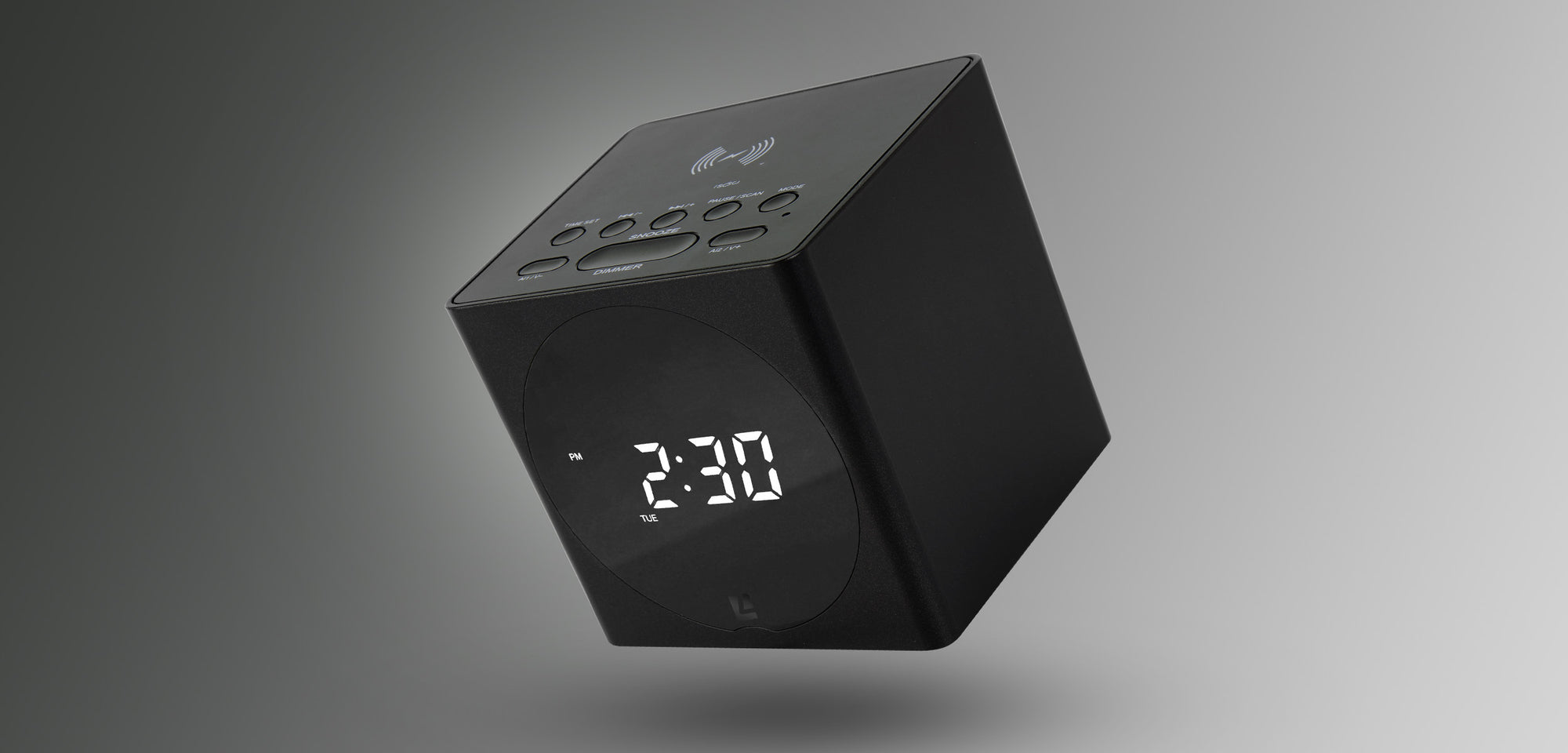CHARGE Clock with Wireless Phone Charger